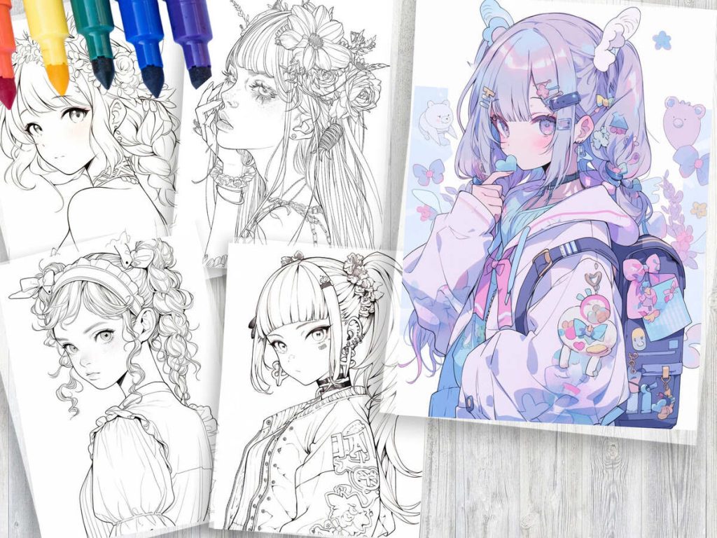 Why Coloring Pages Are Popular in Anime Fandom - AnimeBB.org